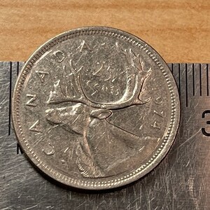 Caribou & Queen Elizabeth Canadian Authentic Coin Money for Jewelry and ...
