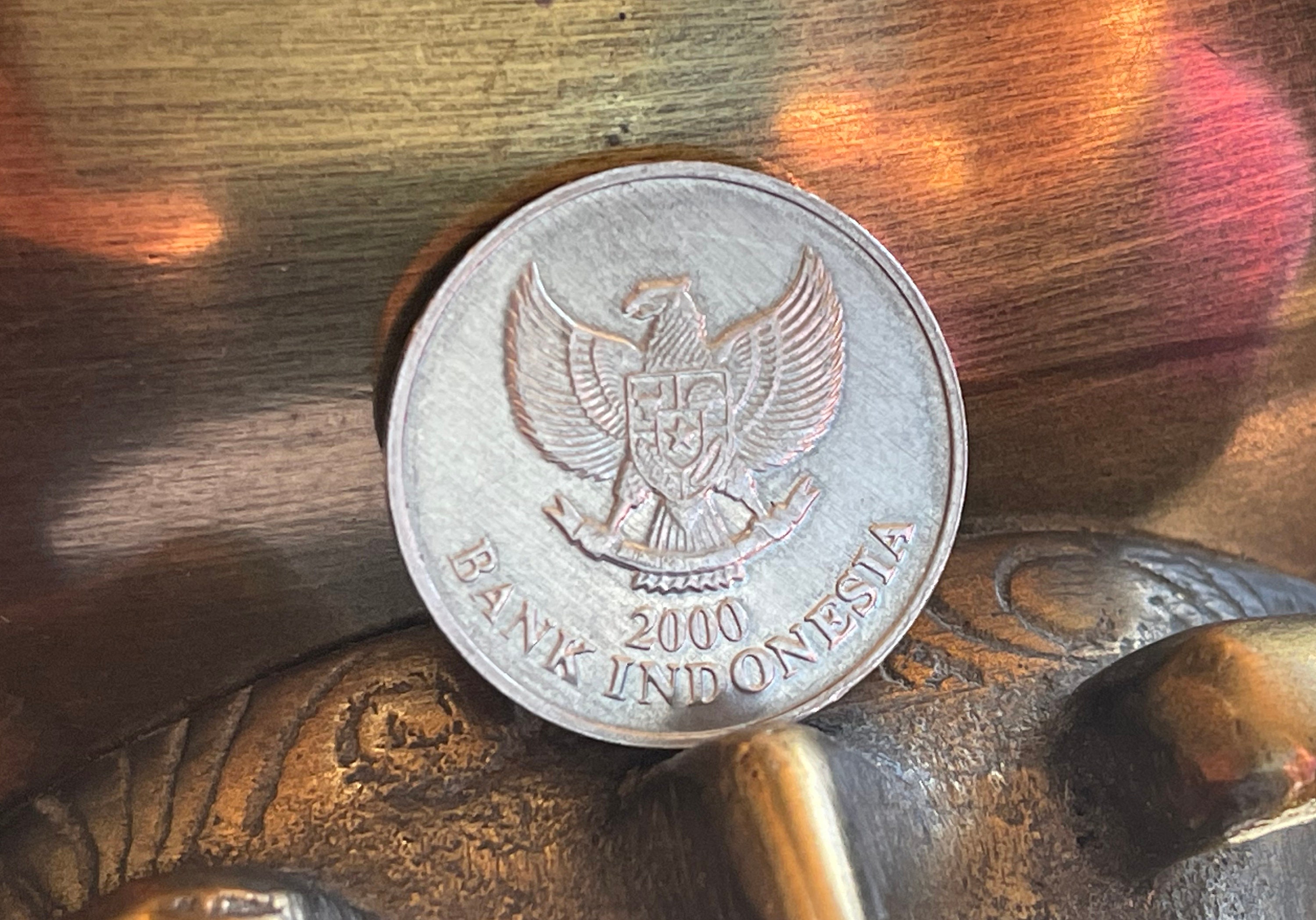 Garuda & Cockatoo Indonesian Authentic Coin Money Rupiah for Jewelry ...