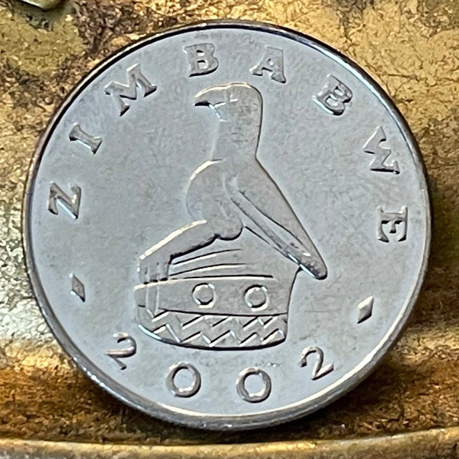 Great Zimbabwe City 1 Dollar Zimbabwe Authentic Coin Money for - Etsy