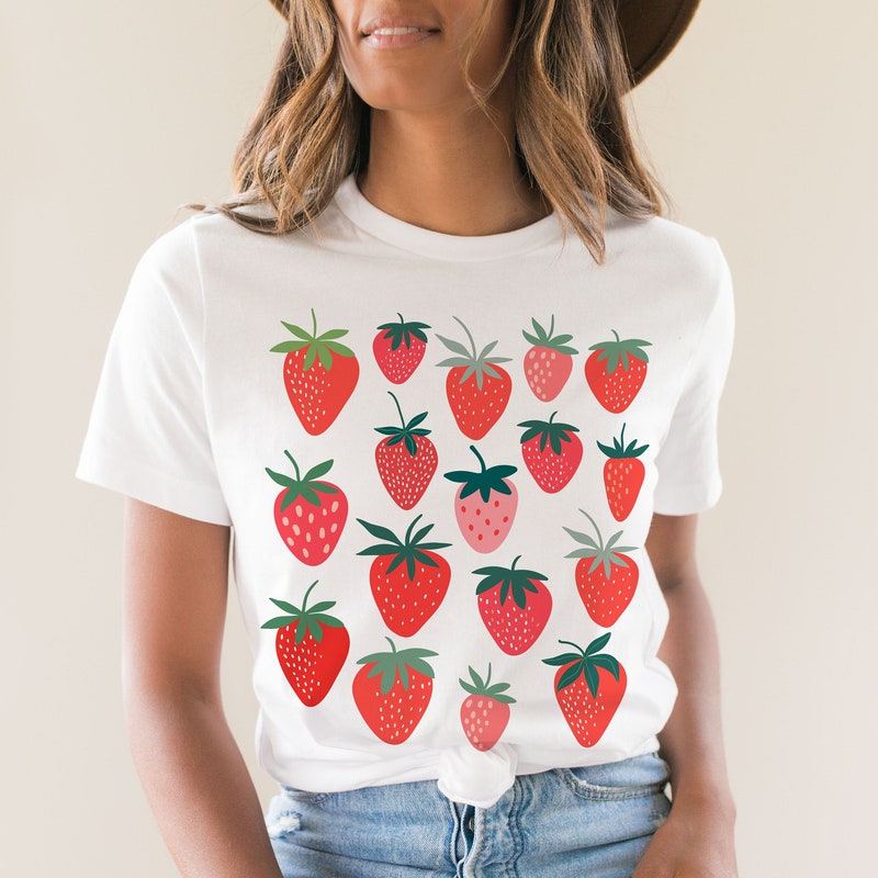 Strawberry Shirt - Etsy