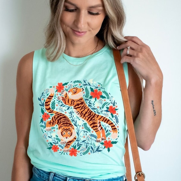 Animal Print Tank - Etsy