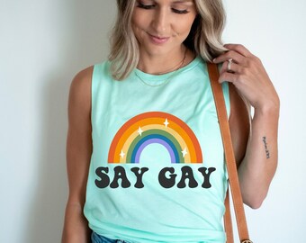 LGBTQ Ally Tank Unisex Activist Gift Social Justice Top Gay - Etsy