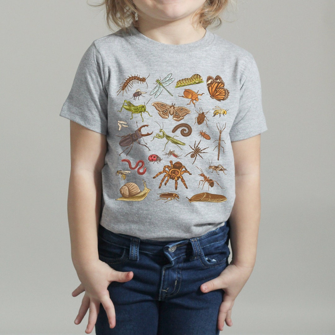 Toddler Insect Shirt Kids Bug Shirt Entomology Shirt Dark Academia ...