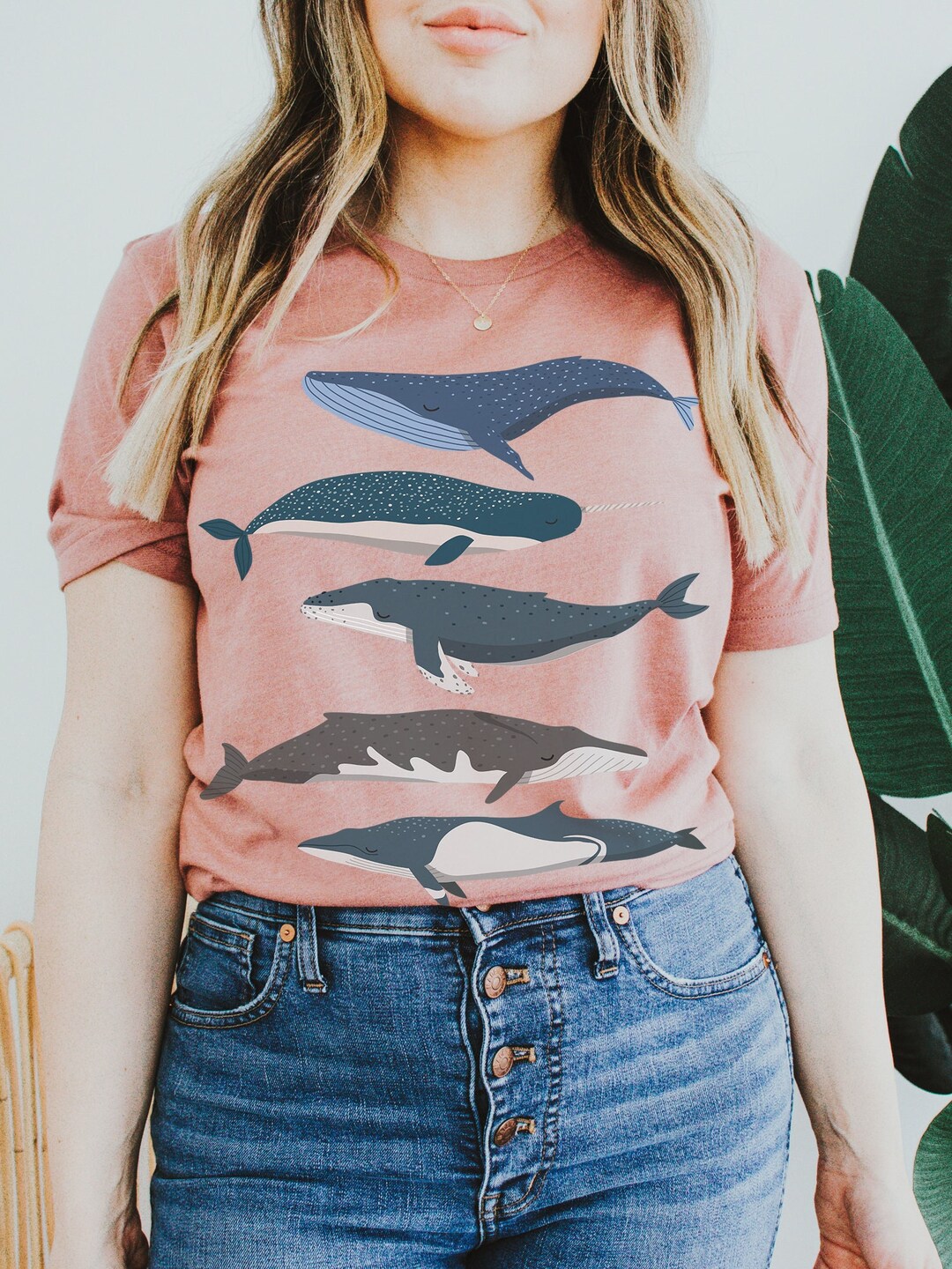 Whale Shirt Whale Gift Marine Tshirt Coconut Girl Aesthetic Clothing ...