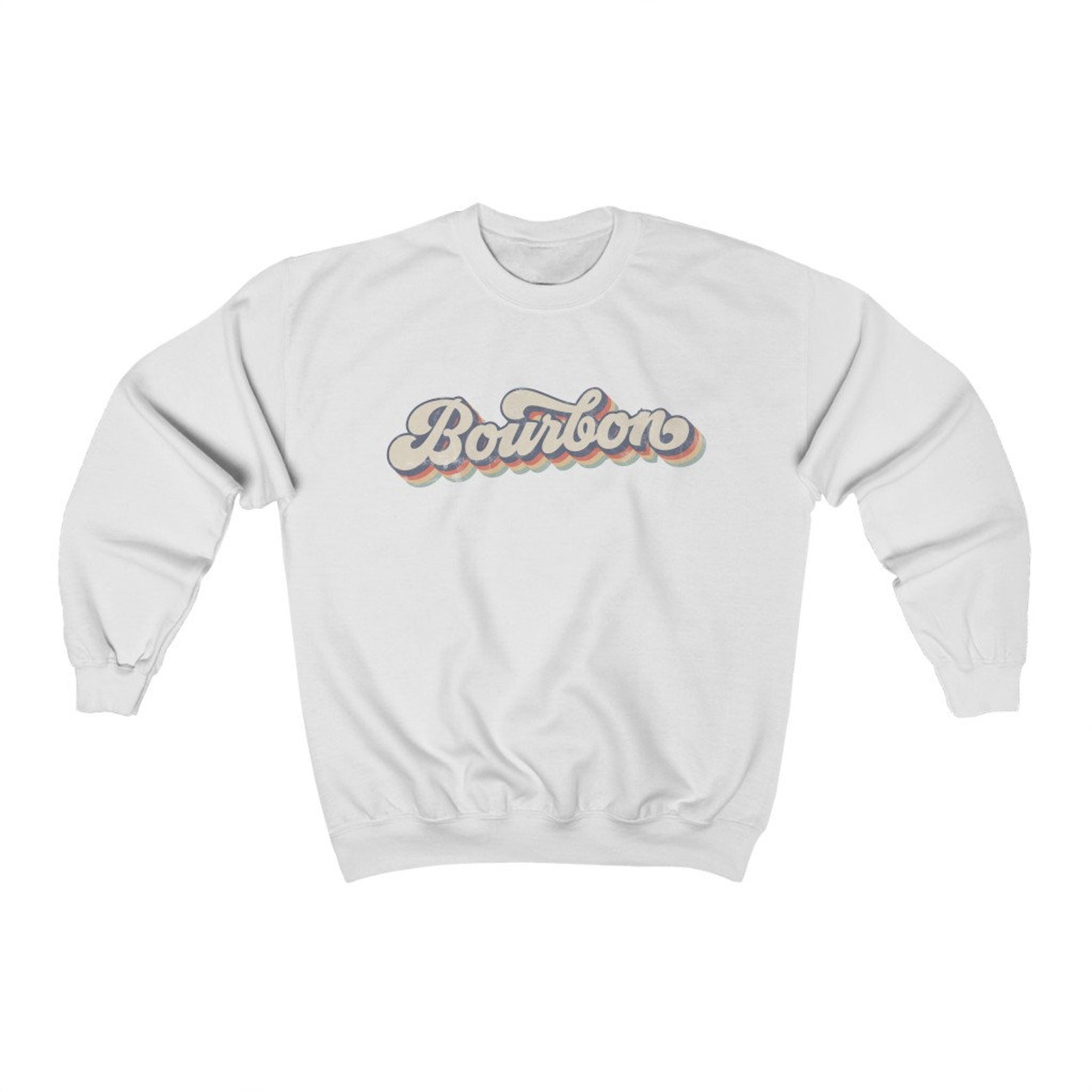 Retro Bourbon Sweatshirt Bourbon Gifts Bourbon Drinker Gift - Etsy