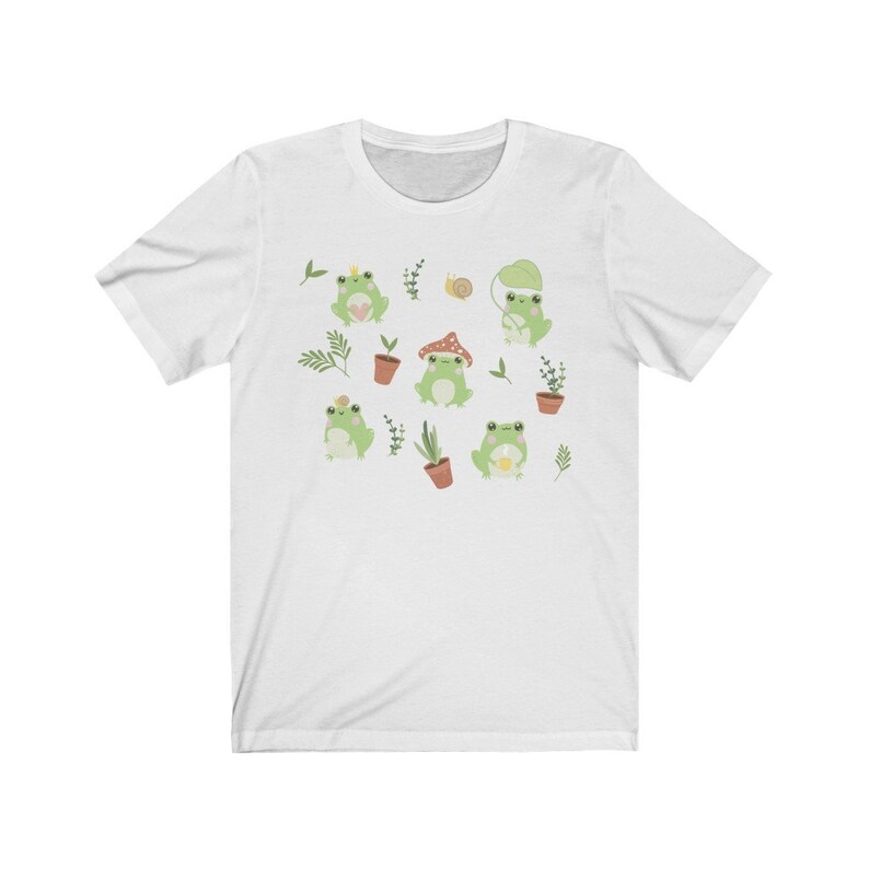 Garden Frog Shirt Cute Frog Tshirt Cottagecore Clothing Cottagecore ...