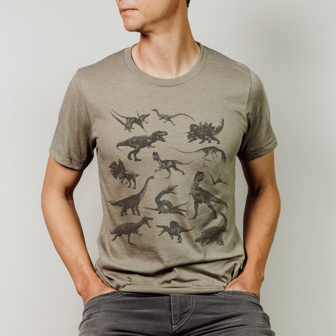 Dinosaur Shirt Dino Shirt Dinosaur Tshirt Paleontology Shirt Aesthetic ...