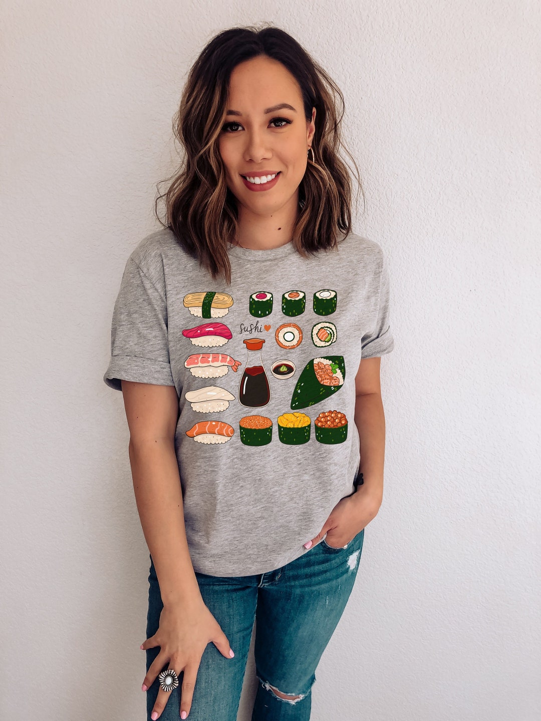 Sushi Shirt Sushi Gift Sushi Lover Gift Sushi Gifts Japanese Food Shirt ...