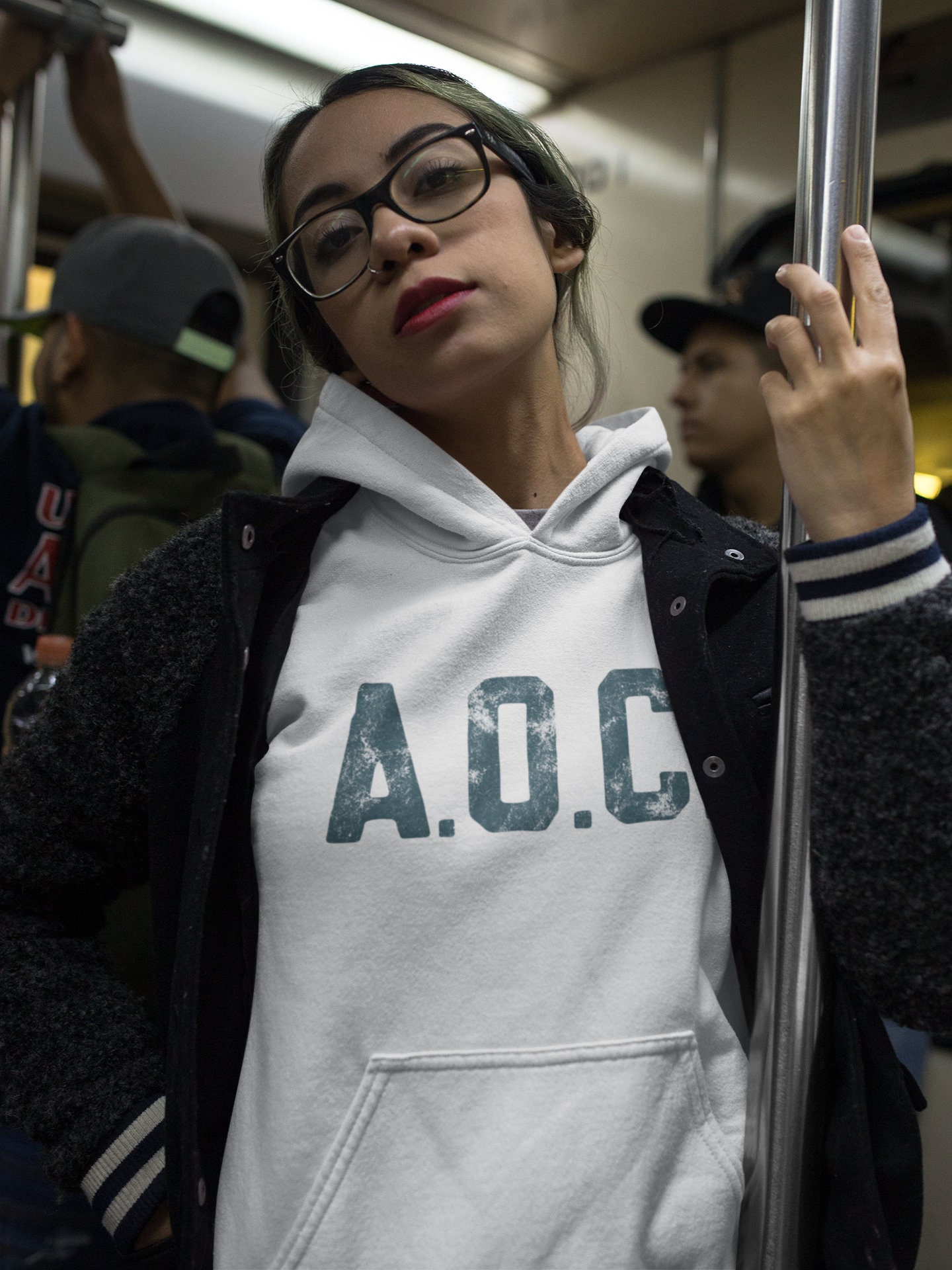 AOC Hoodie Alexandria Ocasio Cortez Shirt Feminist Hoodie Political ...