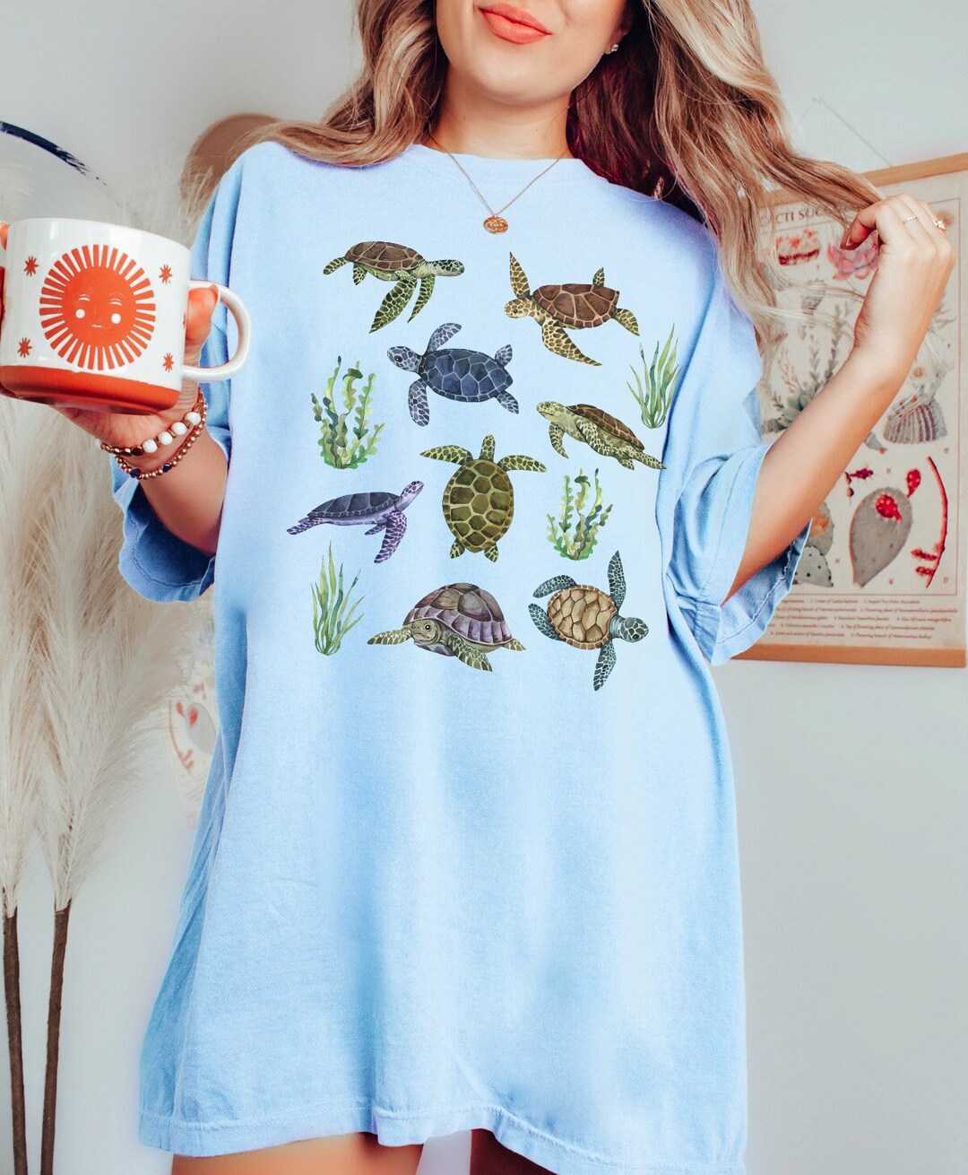 Comfort Colors Sea Turtle Shirt Sea Turtle Gifts Turtle Lover Gift ...