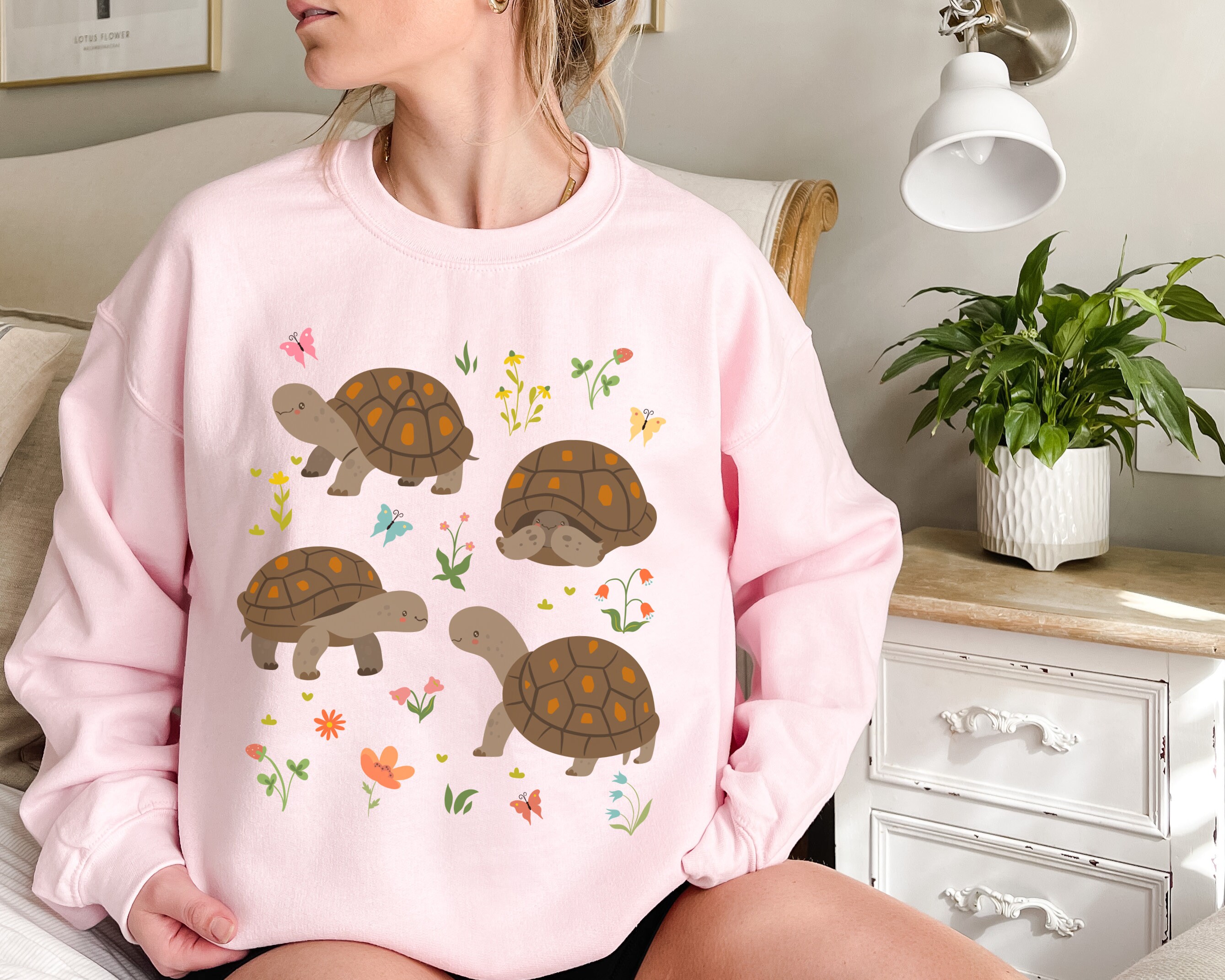 Kawaii Turtles Sweatshirt Turtle Sweater Tortoise Shirt Turtle Gifts ...