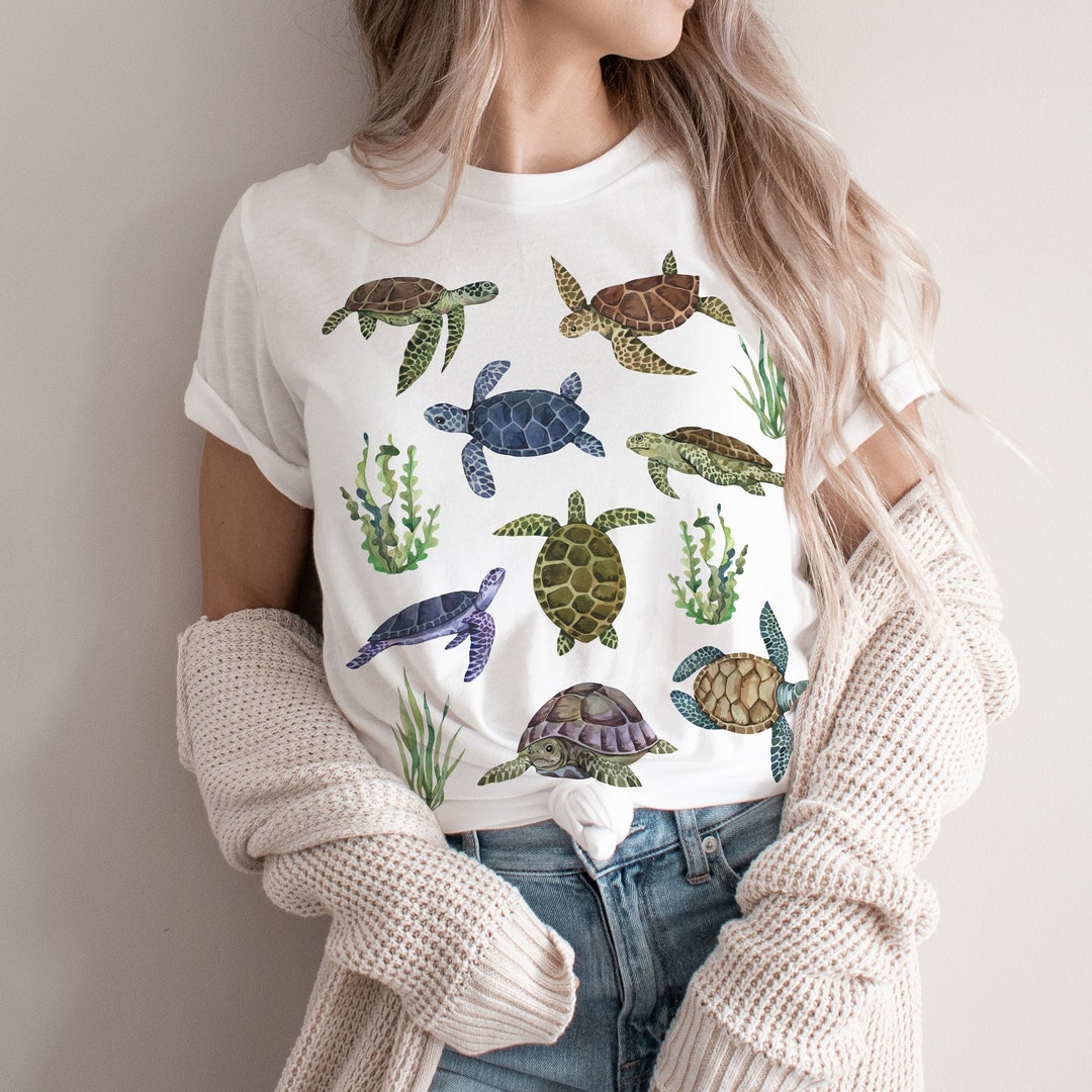 Sea Turtle Shirt Sea Turtle Gifts Turtle Lover Gift Marine Biology ...