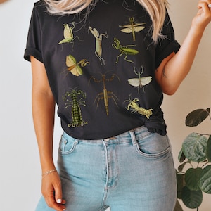 Praying Mantis Shirt Entomology Shirt Goblincore Shirt Insect Shirt Bug ...