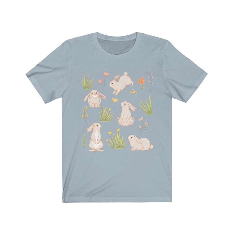 Cute Rabbit Shirt Bunny Shirt Rabbit Mom Gift Cottagecore - Etsy