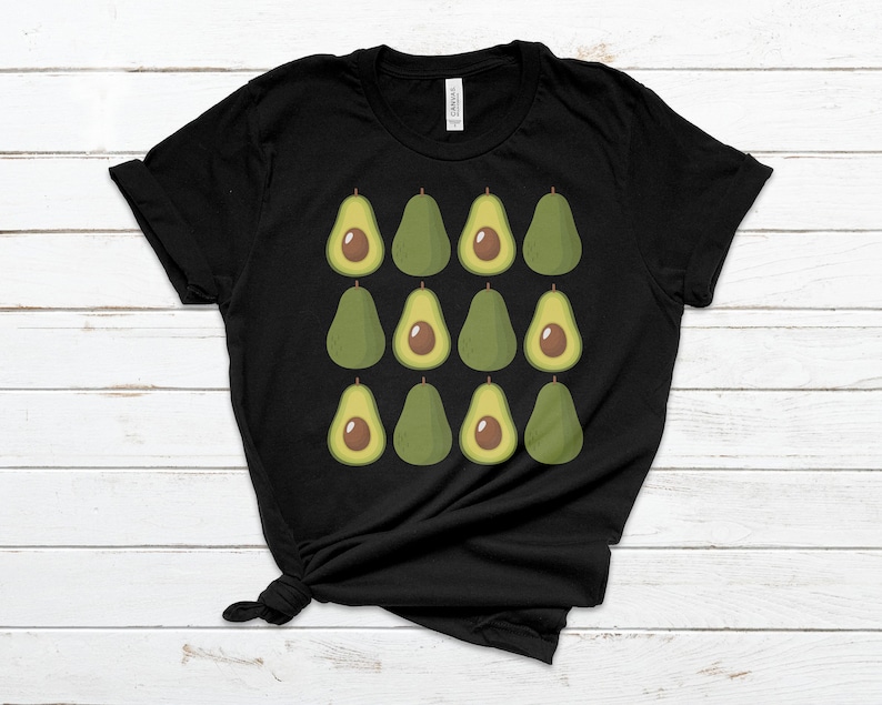 Avocado Shirt Avocado Print Tshirt Avocado Gift Vegan Tshirt - Etsy