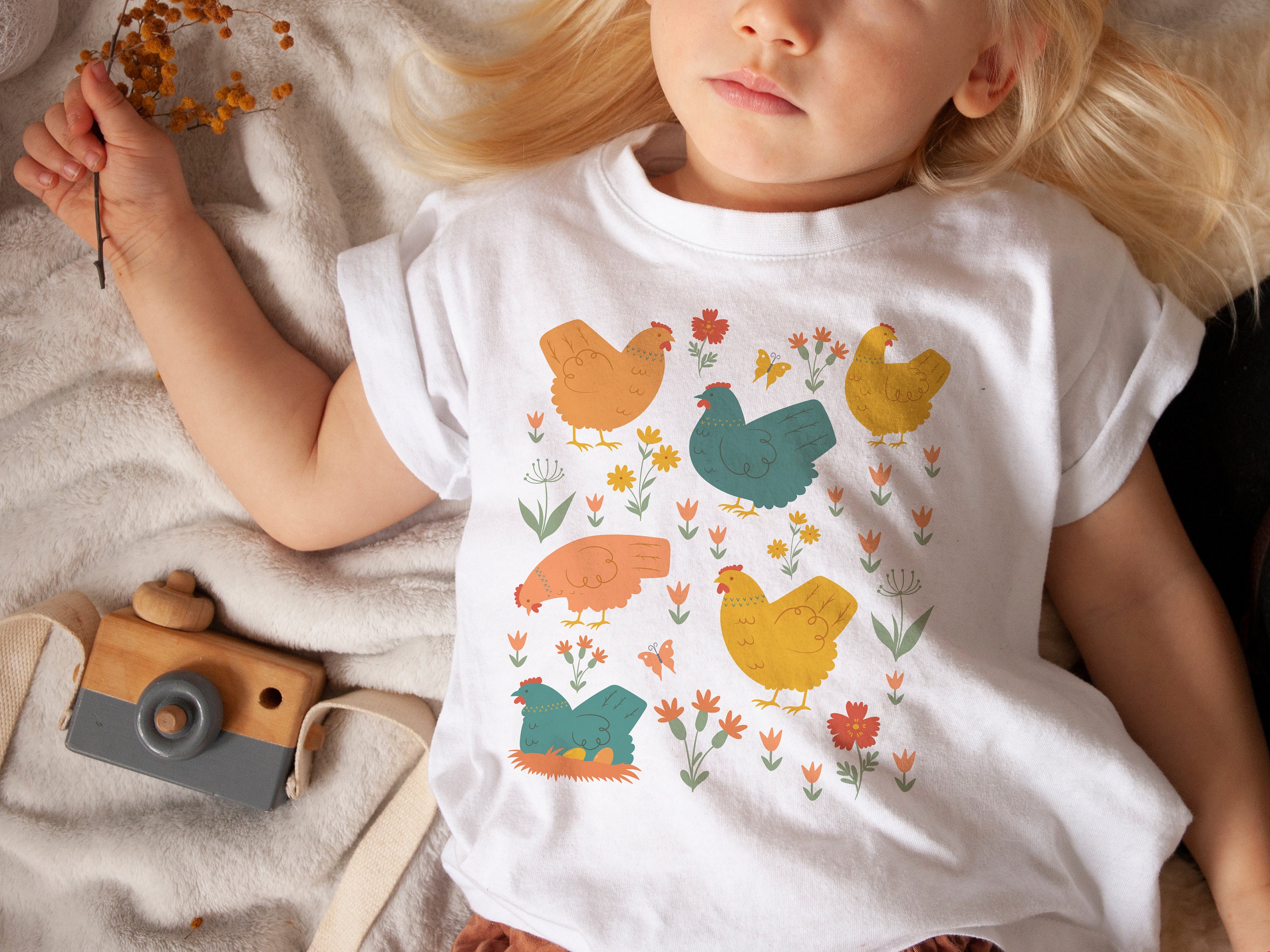 Chicken Shirt Toddler Tee Baby Girl Clothes Boy Tshirt Chicken | Etsy