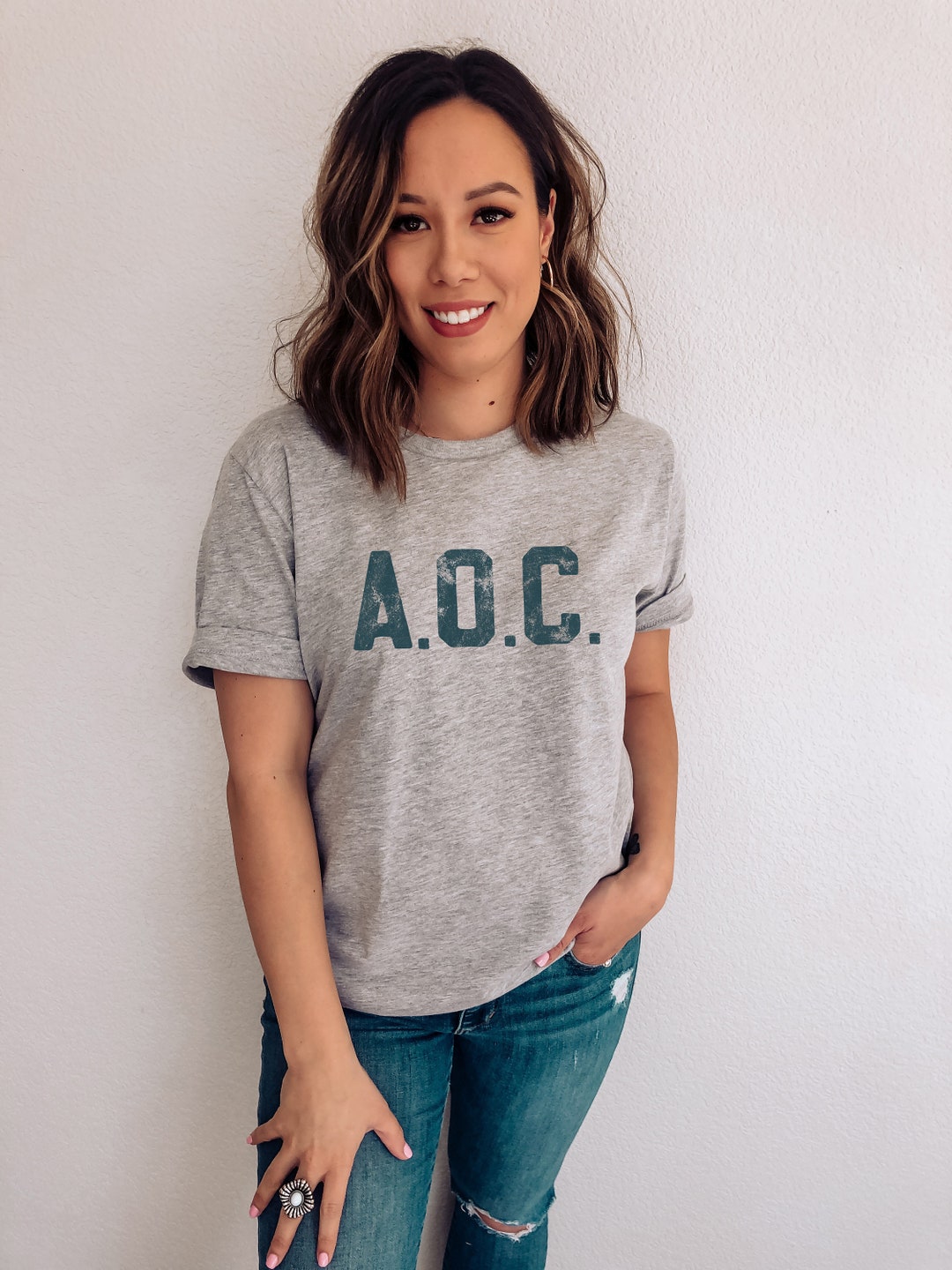AOC Shirt Alexandria Ocasio Cortez Tshirt Feminist Gifts Political ...