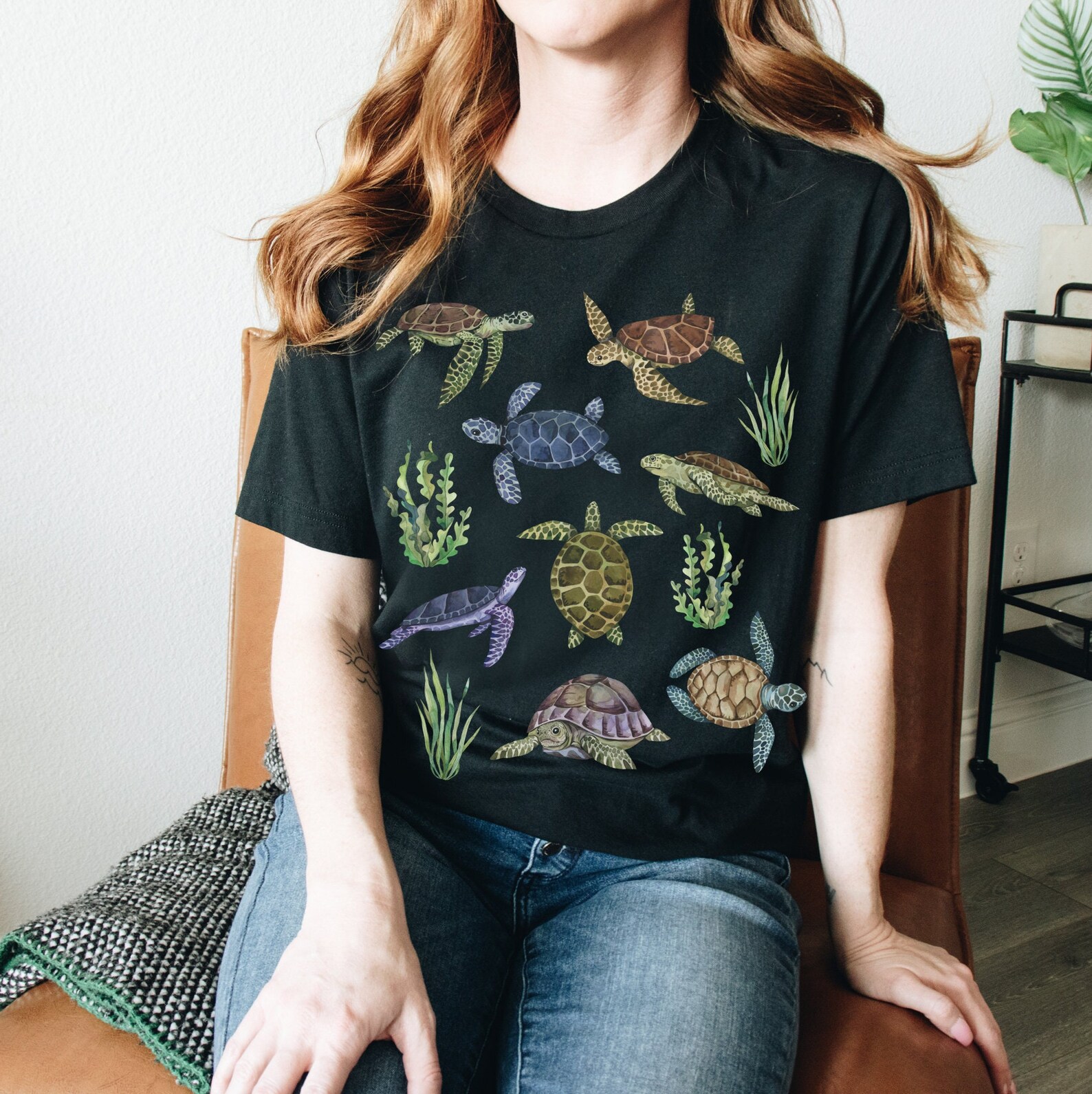Sea Turtle Shirt Sea Turtle Gifts Turtle Lover Gift Marine - Etsy
