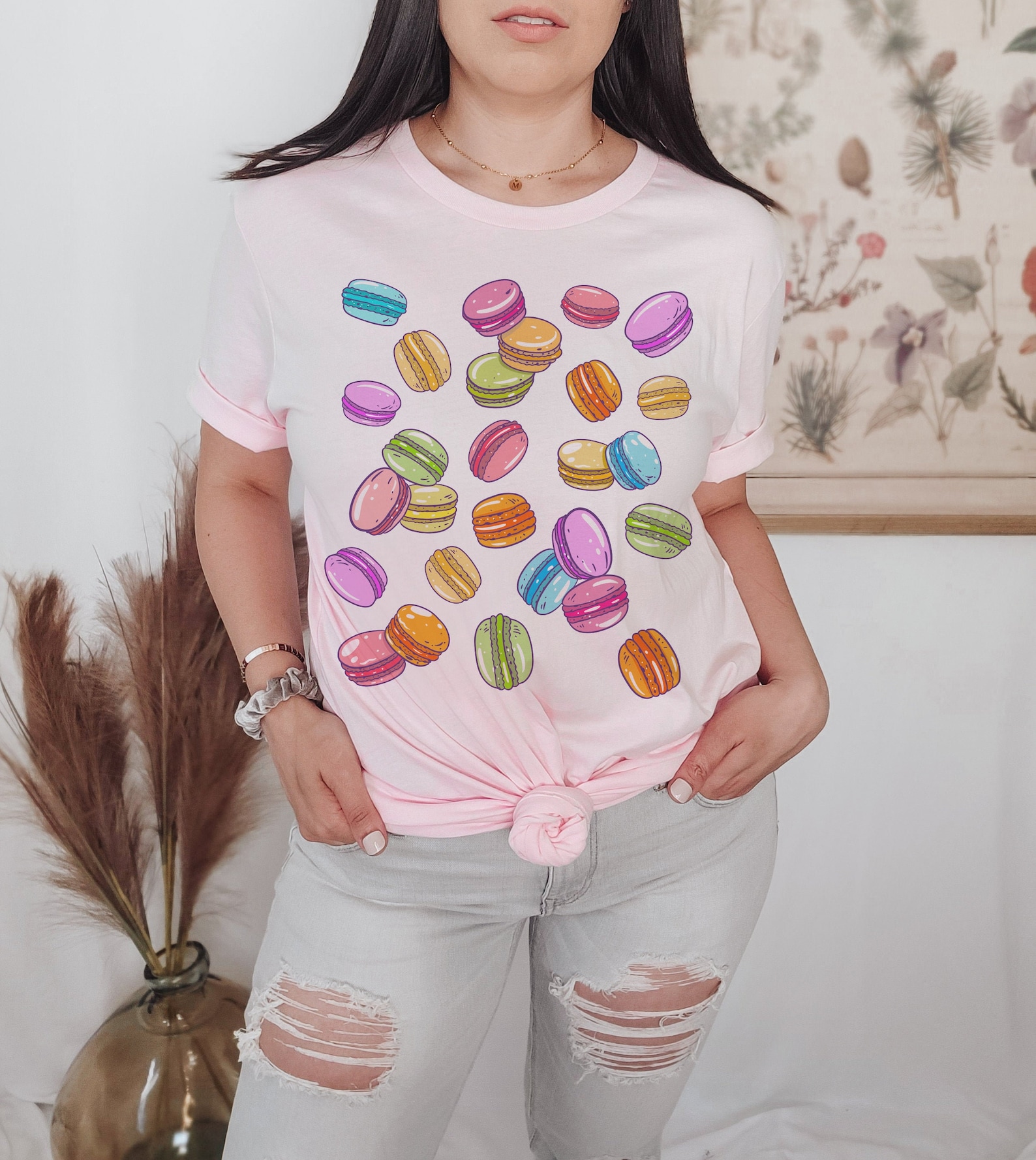 Macaron Shirt Yume Kawaii Tee Cookie T Shirt Baking Gifts Cottagecore ...
