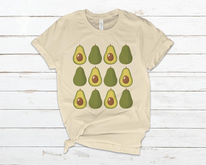 Avocado Shirt Avocado Print Tshirt Avocado Gift Vegan Tshirt - Etsy