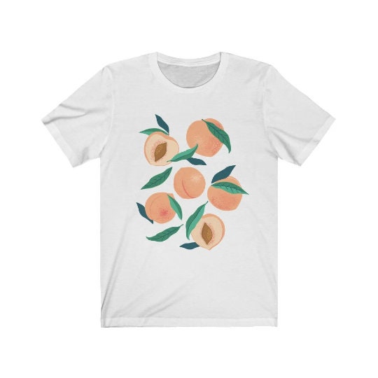 Georgia Peach Shirt Peaches Shirt Just Peachy T Shirt Cute Fruit Shirt ...