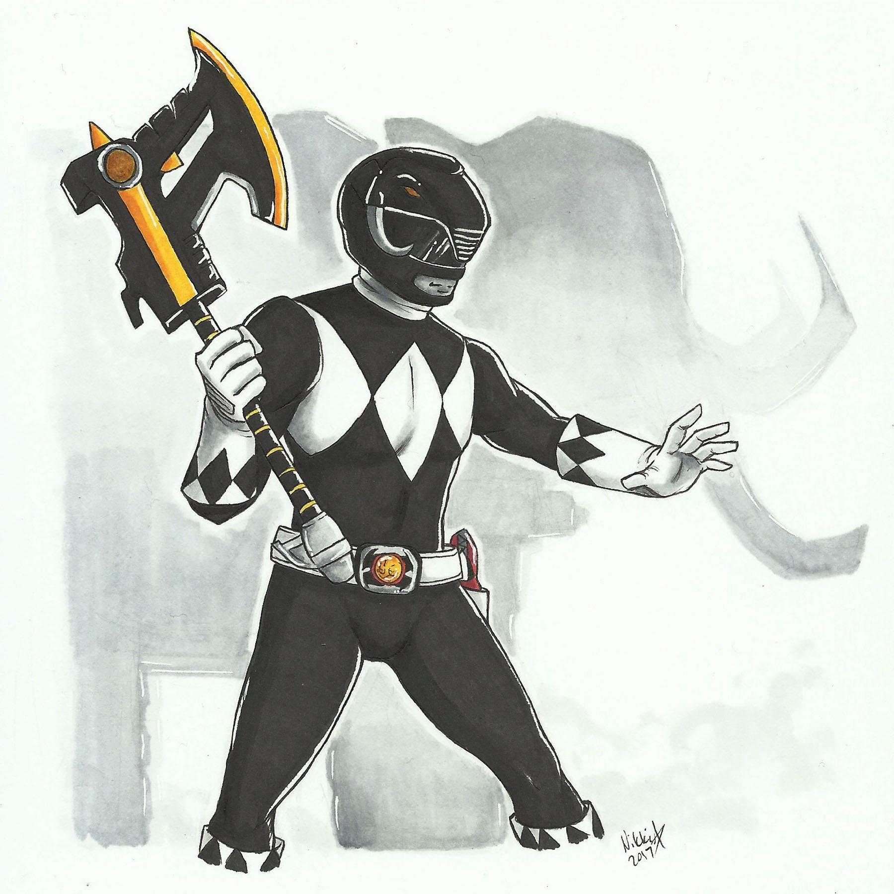 Go Go Rangers Print Set - Etsy