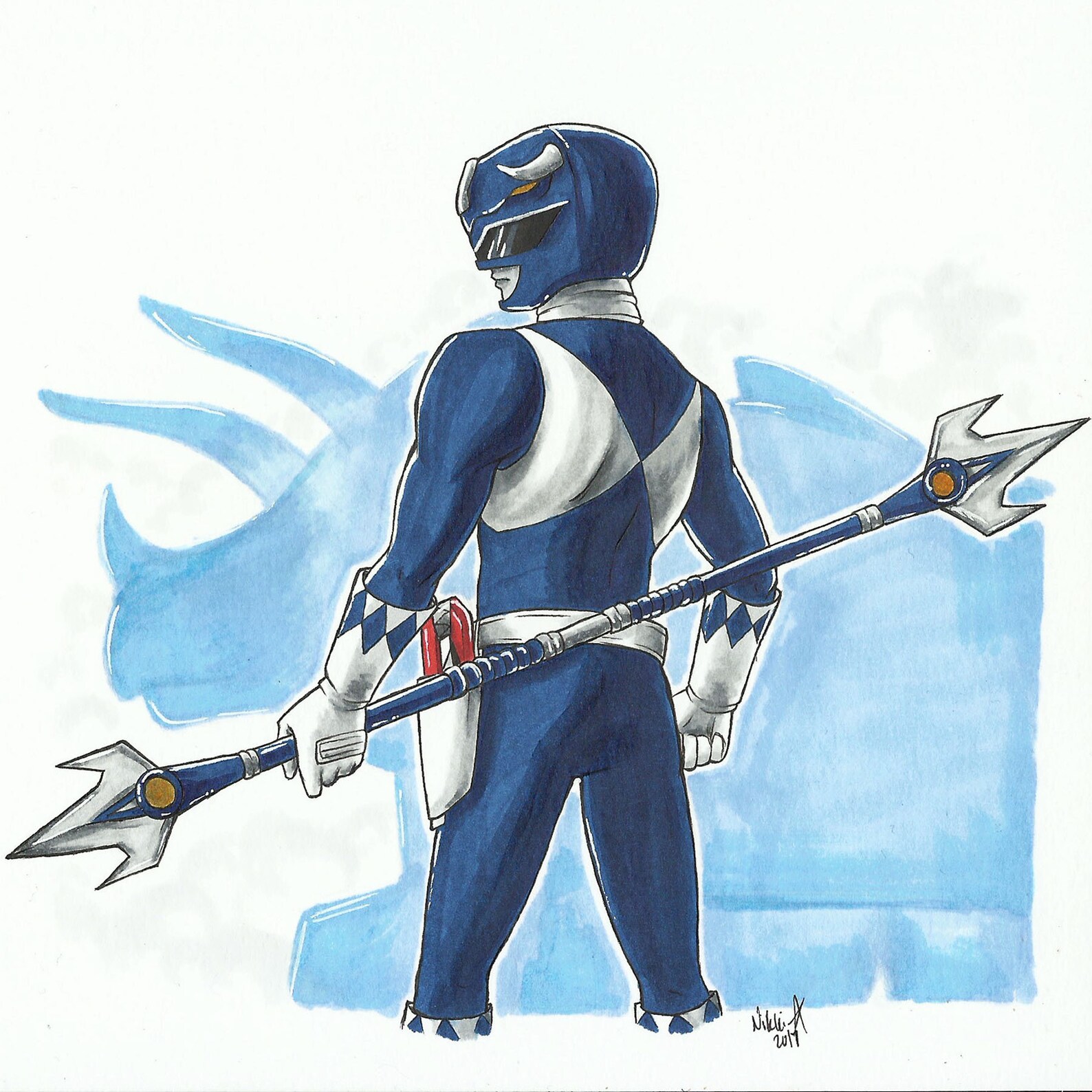 Go Go Rangers Print Set - Etsy