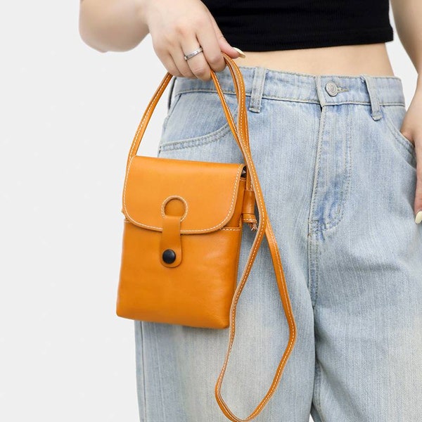 Leather Flap Bag - Etsy