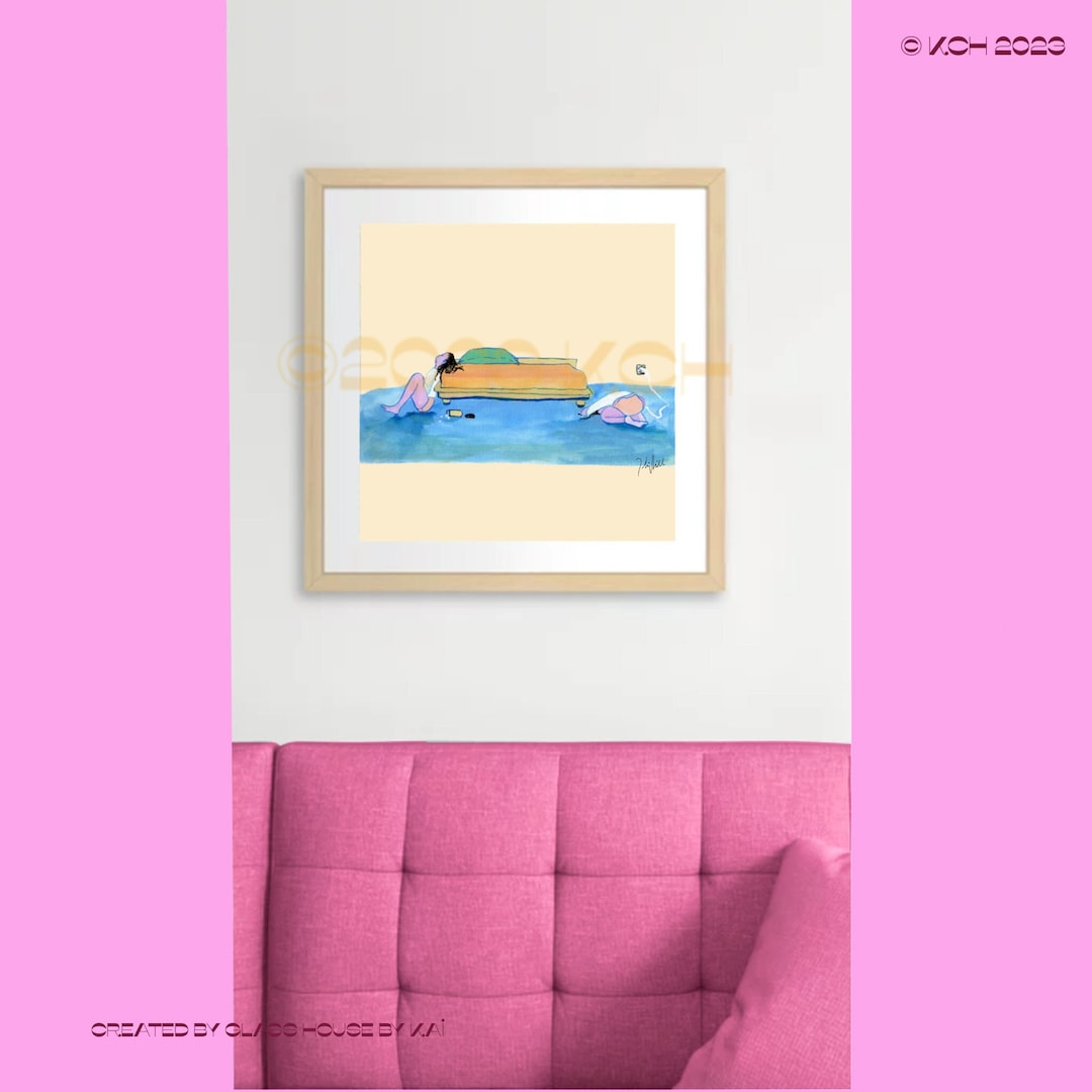 As I Lay Here Print - Etsy
