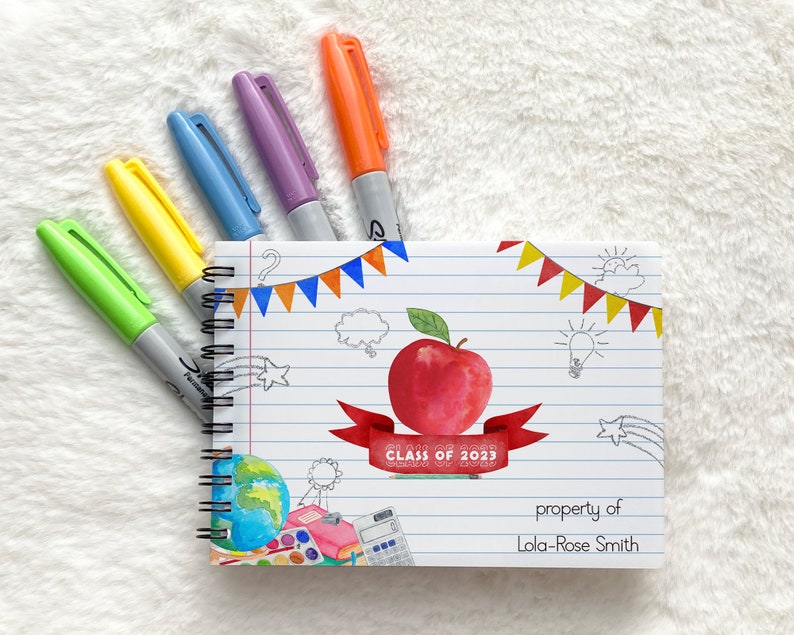 School Leavers Book. Year 6 Year 11. End of School. Class Signatures - Etsy