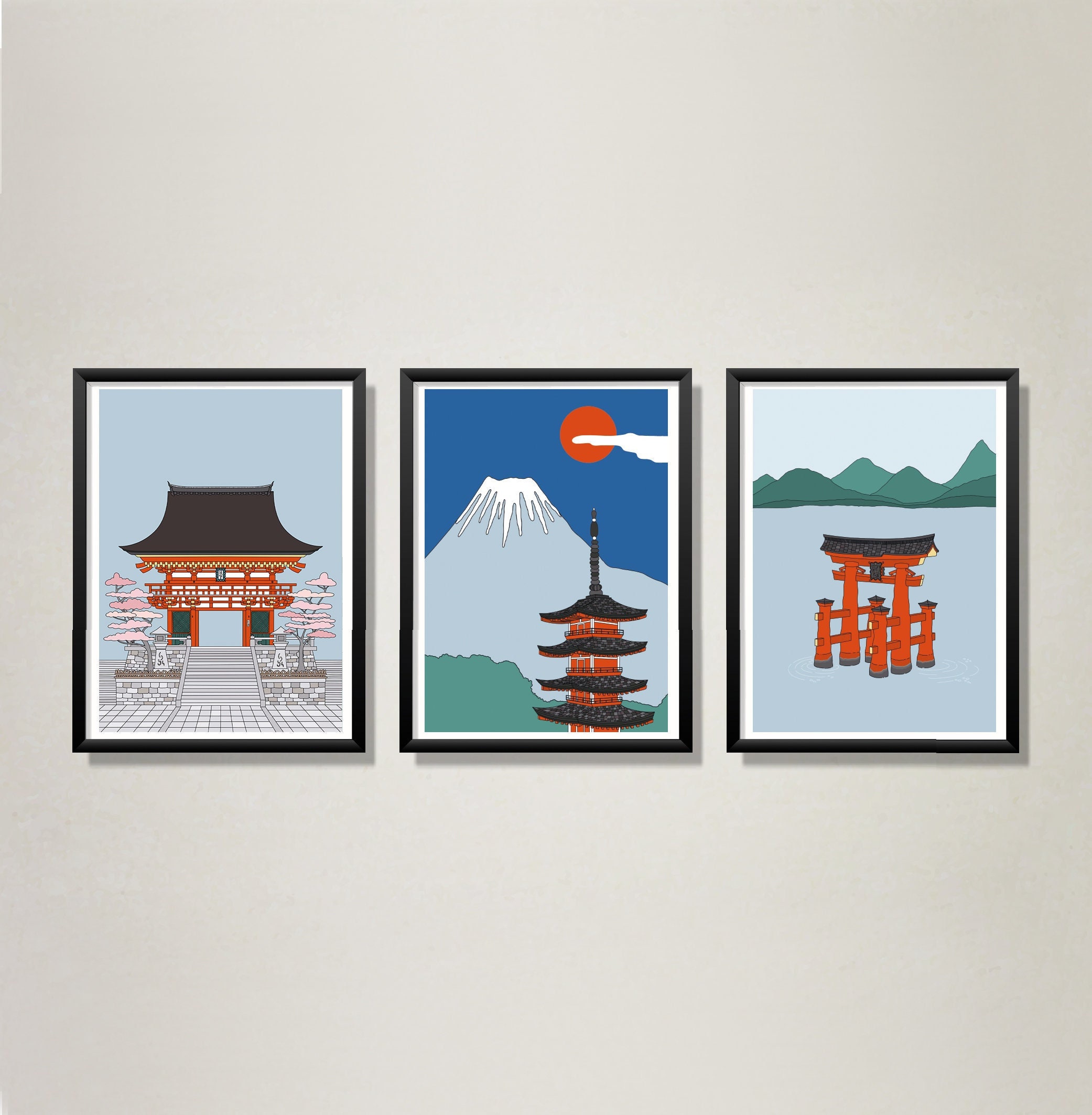 Simple Japanese Paintings
