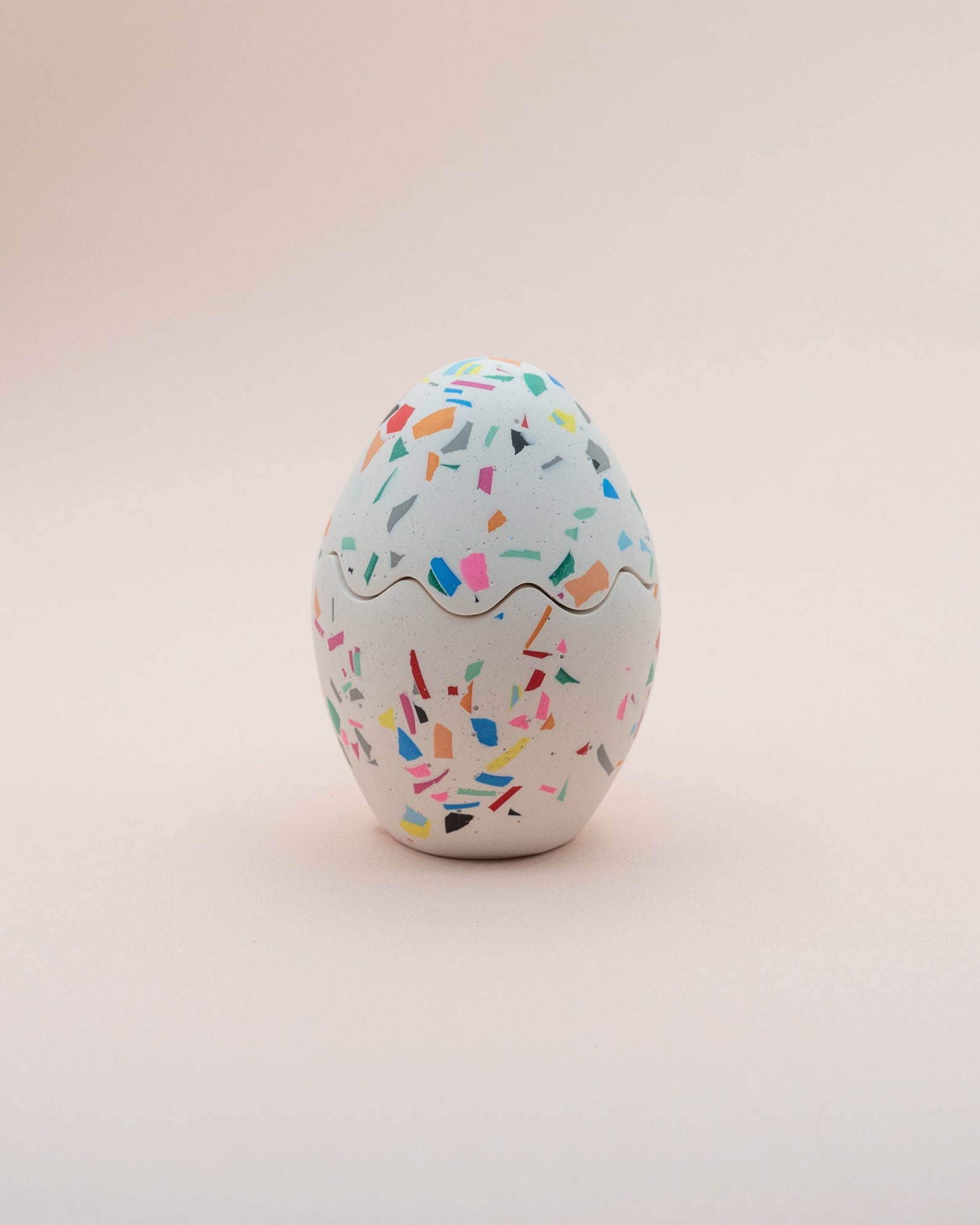 Egg Trinket Box Egg Jewelry Box Terrazzo Egg Shaped Box - Etsy