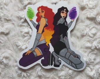 Starfire Stickers | Etsy