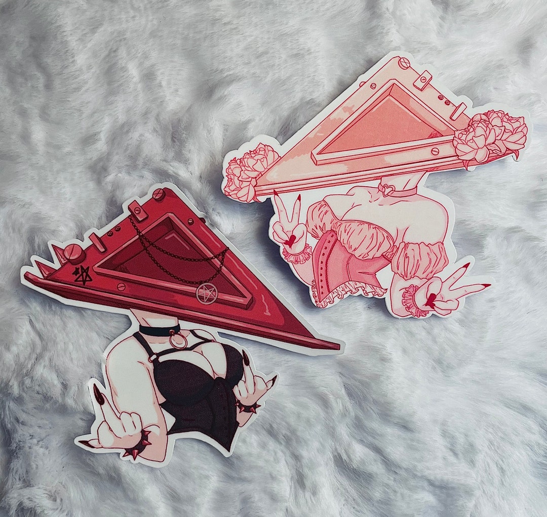 Pyramid Head Aesthetic Horror Sticker Set! (2 Stickers) INSPIRED by ...