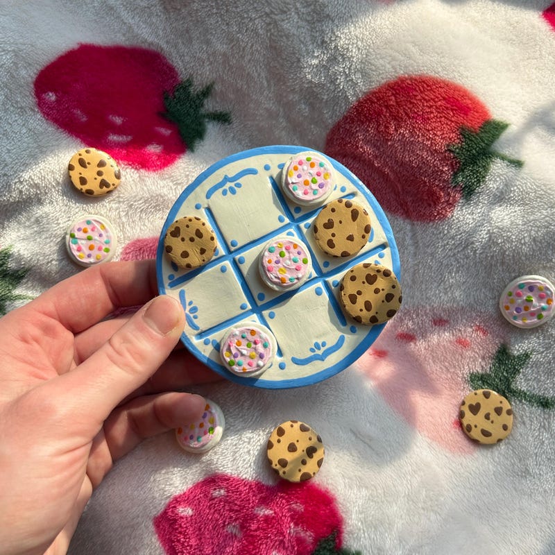 Clay Tic Tac Toe Board - Etsy
