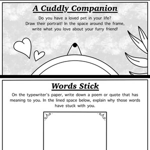 Therapeutic Art Prompts - Digital Download / 25 Pages of Unique and Fun ...
