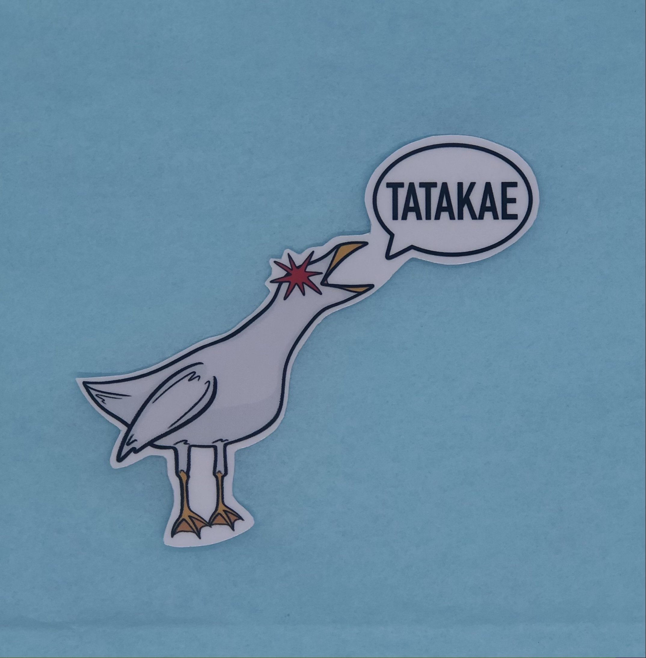 Dove/seagull Meme TATAKAE GLOSS Vinyl Sticker WATERPROOF - Etsy