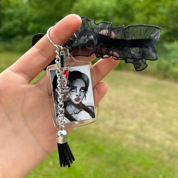 Blood Knife Keychain - Etsy