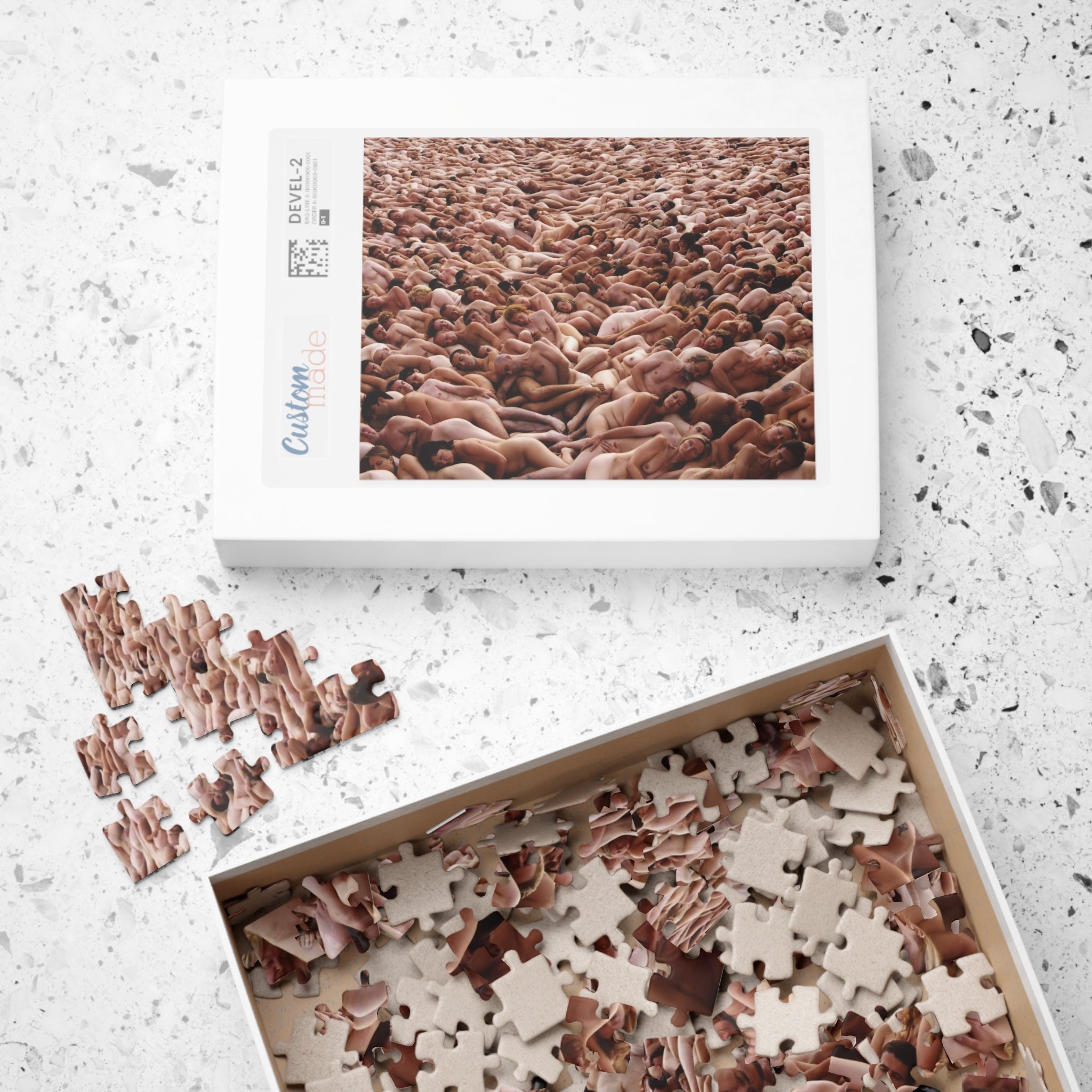 Nude Art Natural Naked Group Puzzle 110, 252, 500, 1014-piece - Etsy