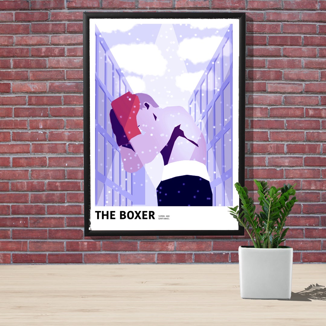 The Boxer - Simon and Garfunkel Poster - DIGITAL DOWNLOAD - Etsy