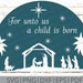 Nativity SVG Manger Scene SVG Nativity Scene SVG Manger - Etsy