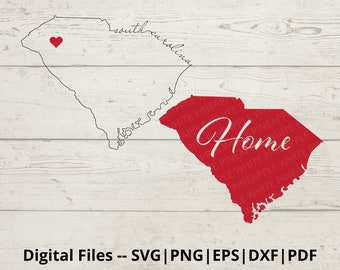 South Carolina State Flag Shape Svg Png Dxf Eps Pdf Vector - Etsy