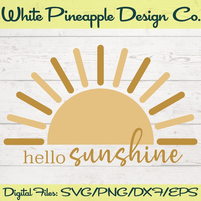 Sunshine Svg - Etsy