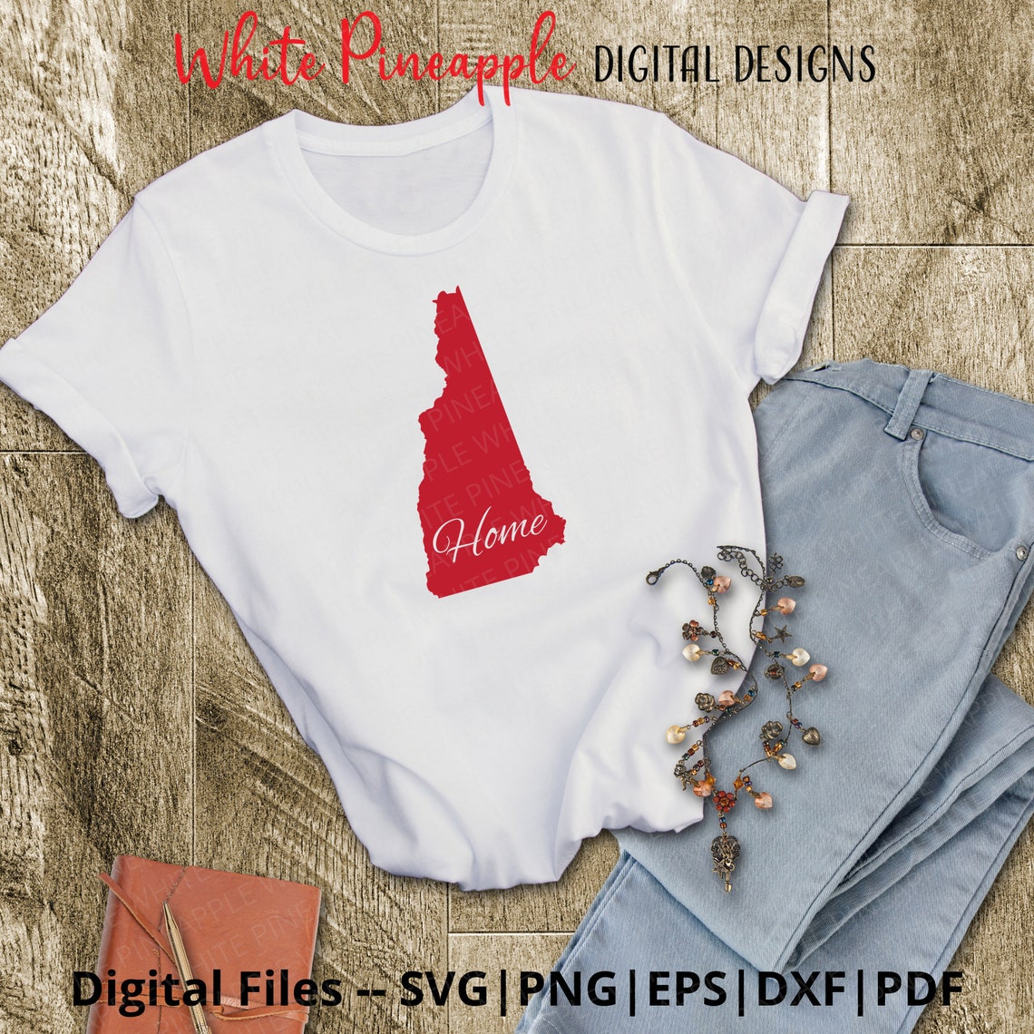 New Hampshire SVG Home SVG State SVG New Hampshire - Etsy