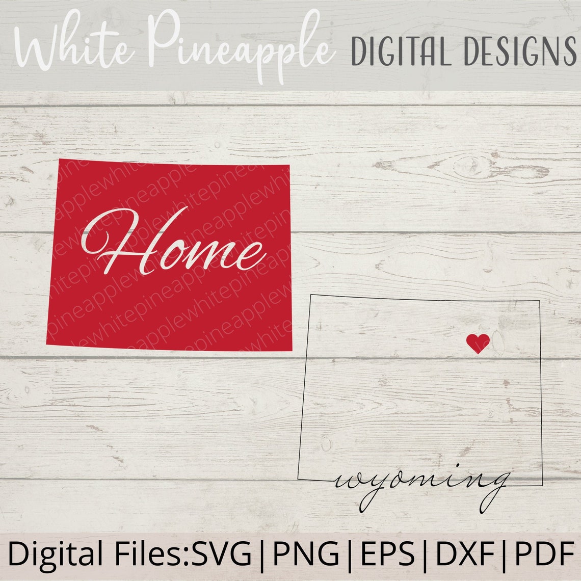 Wyoming SVG State of Wyoming SVG Home SVG State Outline | Etsy