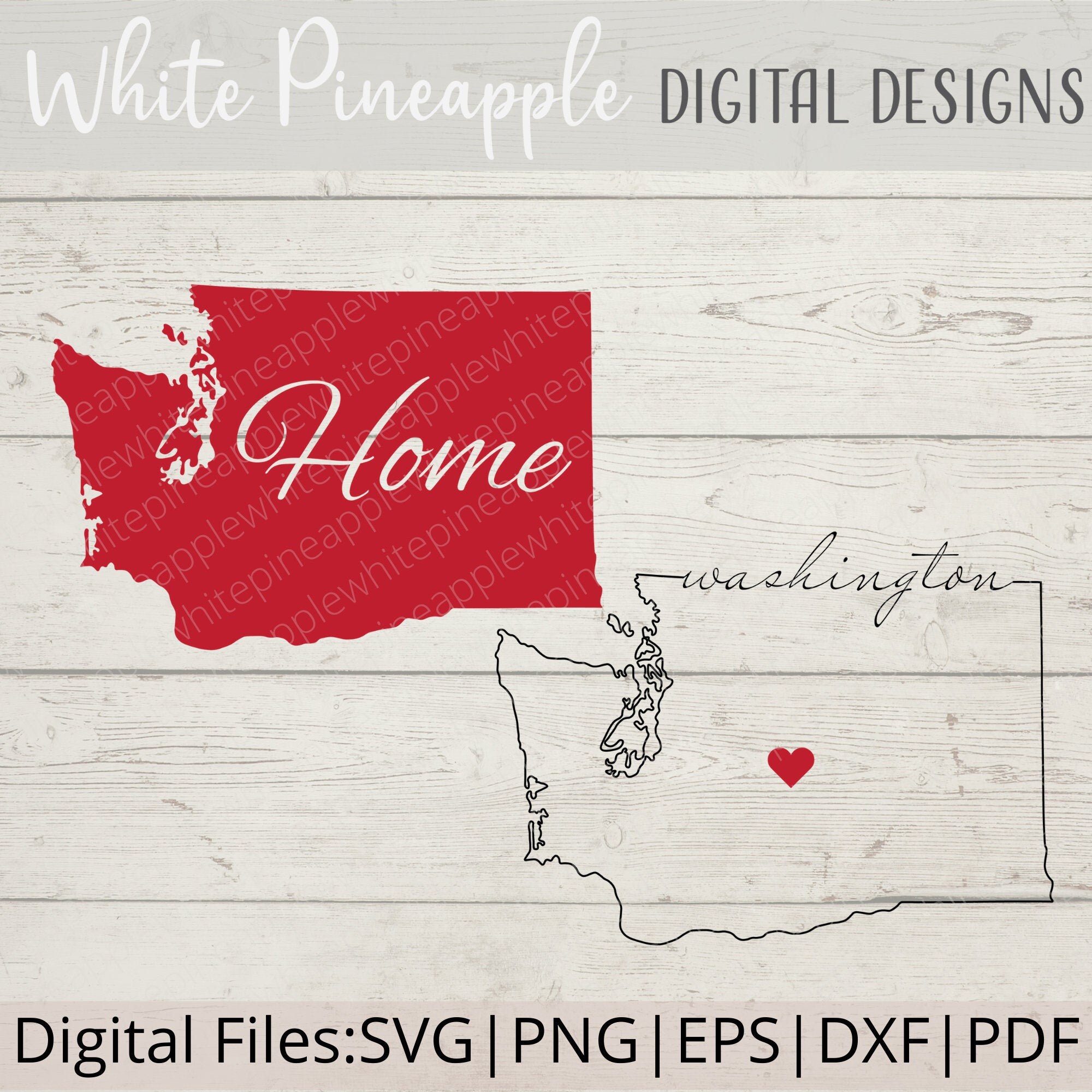 Washington SVG State of Washington SVG Home SVG State - Etsy