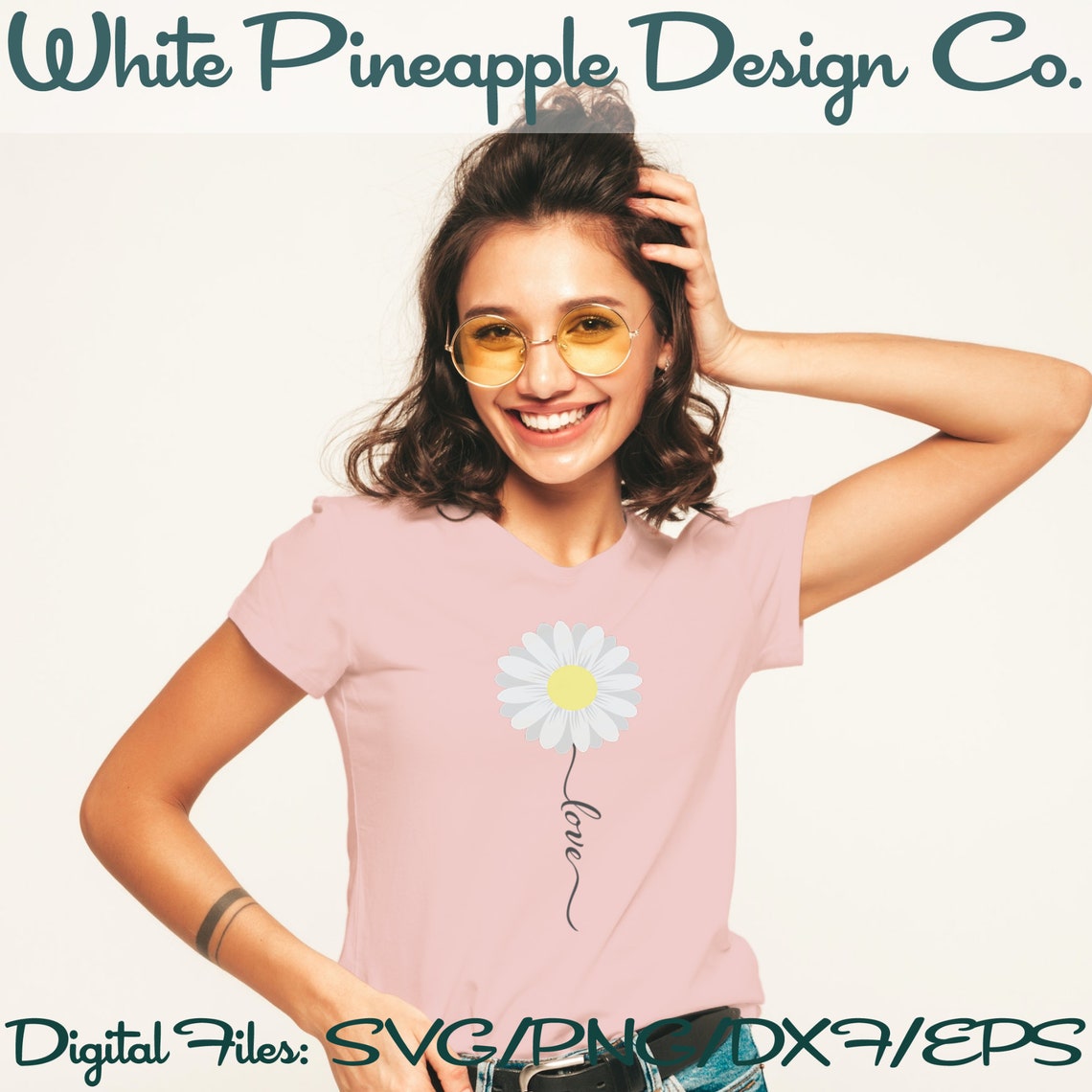 Faith Hope Love SVG Daisy SVG Faith Flower SVG Love Flower - Etsy