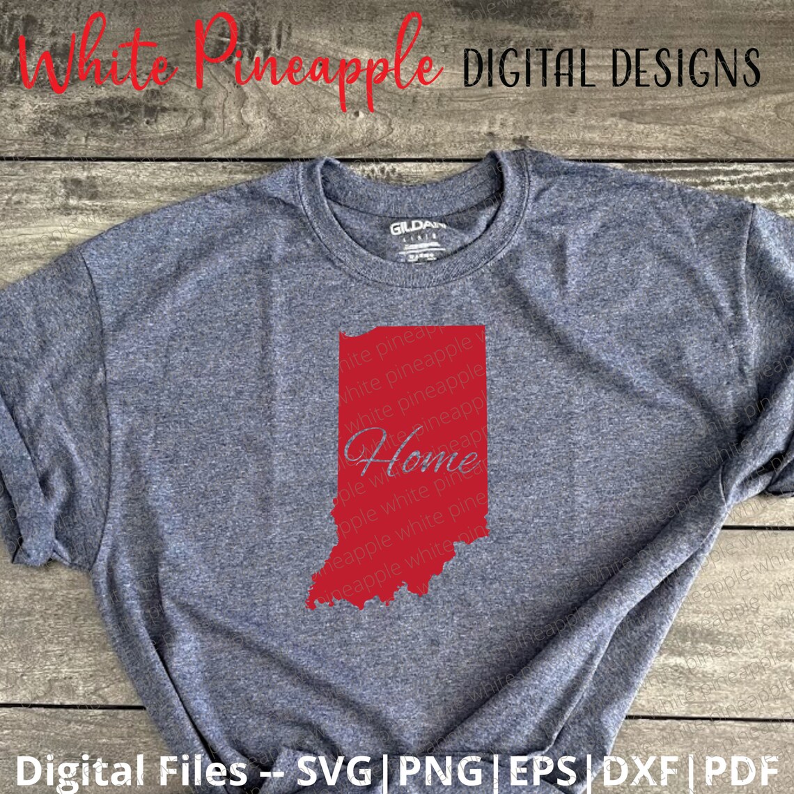 Indiana SVG Home SVG States SVG State Outline Svg - Etsy