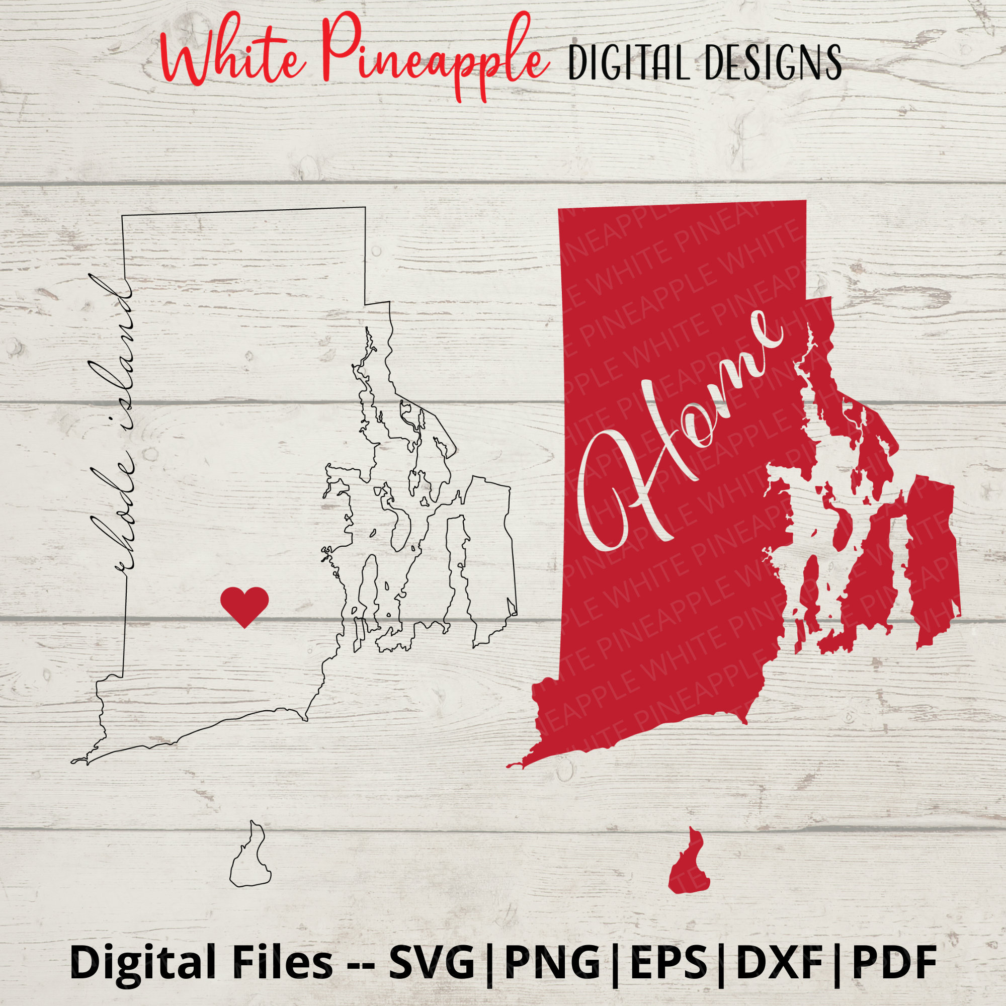 Rhode Island SVG - Home SVG - Rhode Island Outline SVG - States Svg ...