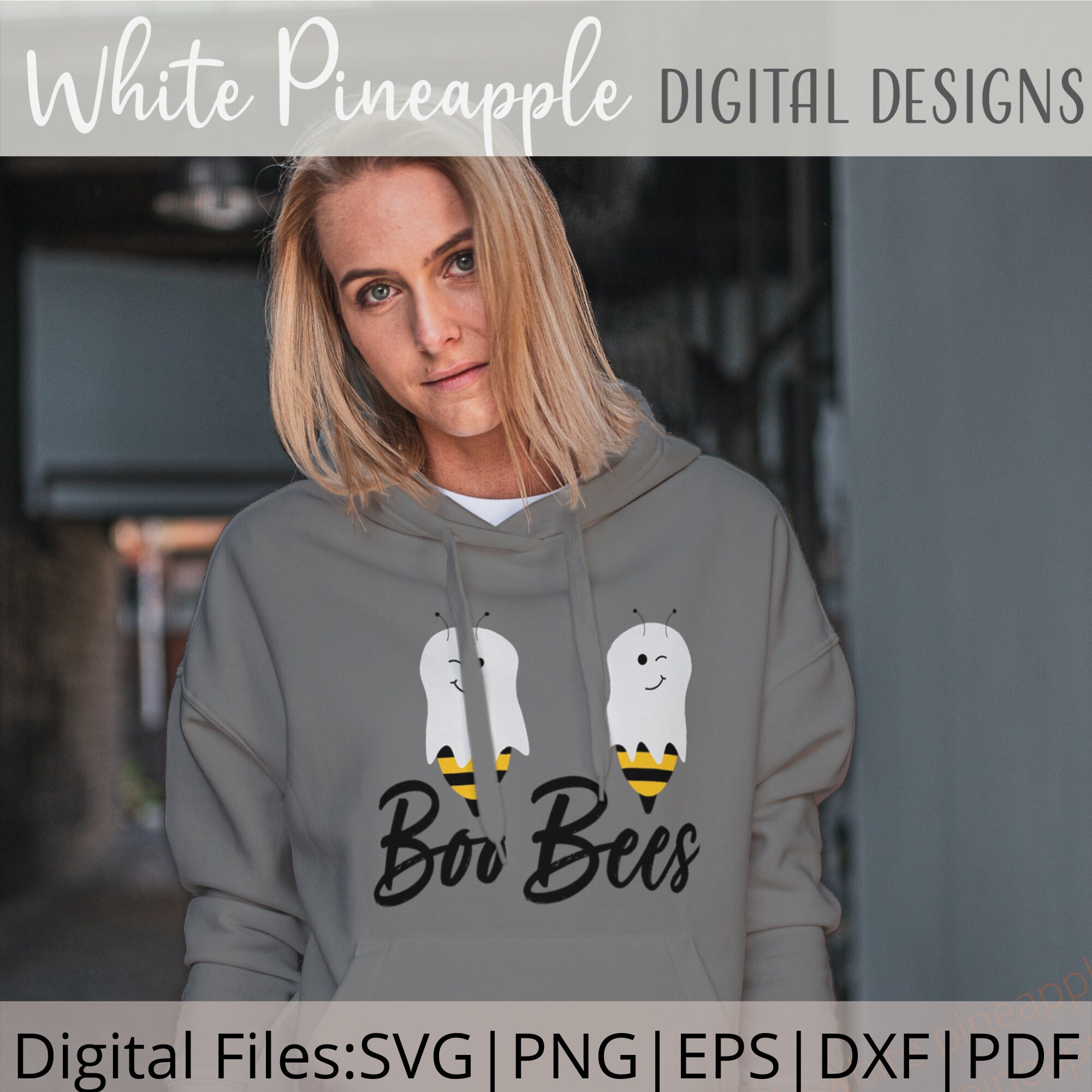 Boo Bees SVG, Ghost SVG, Bee SVG, Boo Svg, Funny Halloween Svg - Etsy